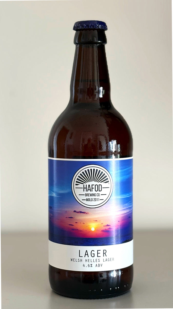 Helles Lager 4.6% | Hafod Brewing Co