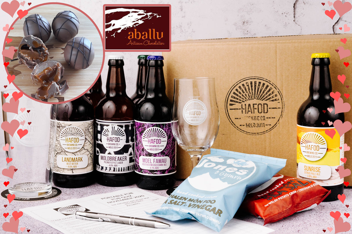 Chocolate Portable Pub Welsh Beer Gift Set | Hafod Brewing Co